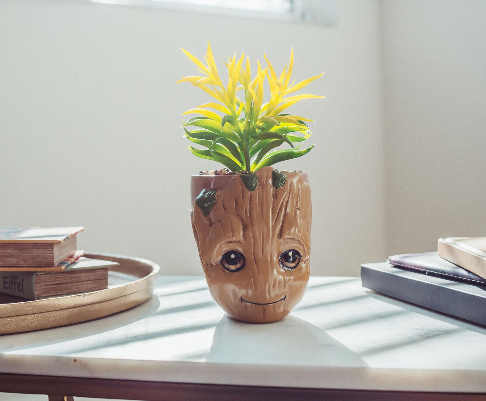 Marvel Groot Ceramic Planter w/ Artificial Plant | Free Shipping