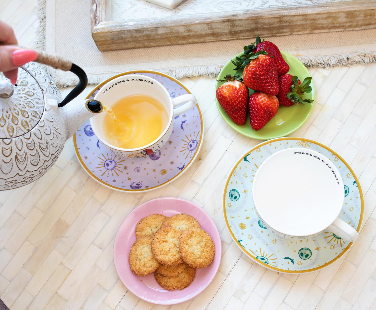 NBX Jack & Sally 2 Piece Teacup and Saucer Set | Free Shipping