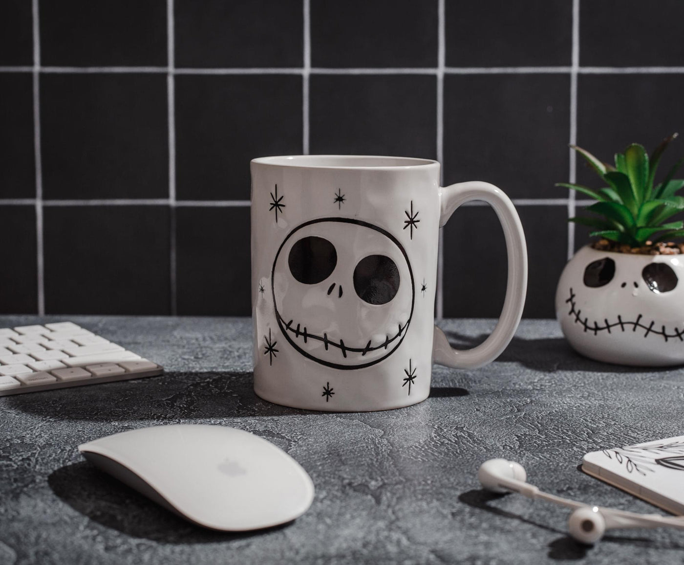NBX Jack Face 15oz Pottery Ceramic Mug | Free Shipping