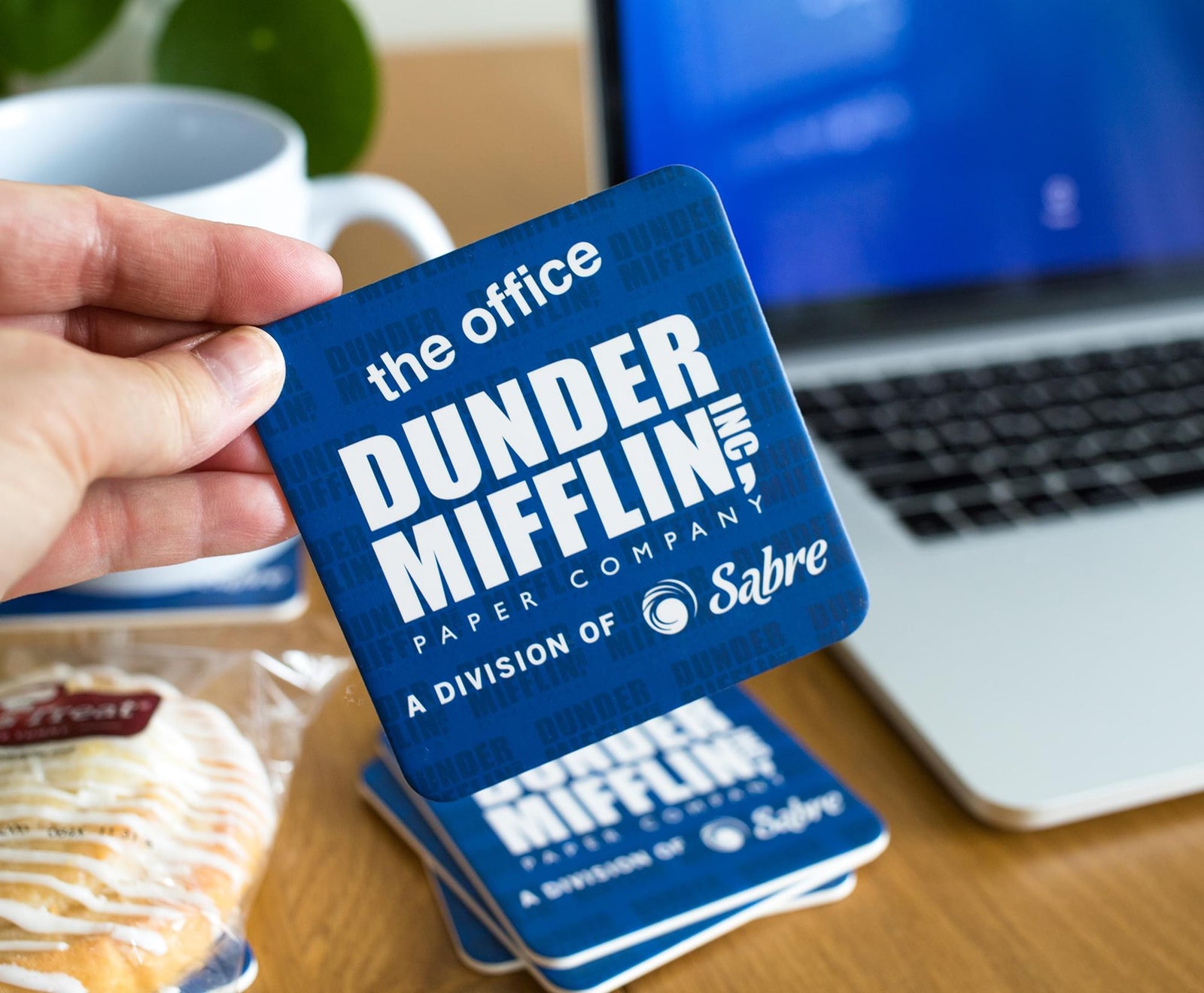 The Office Dunder Mifflin Coasters | Set of 6 | Free Shipping