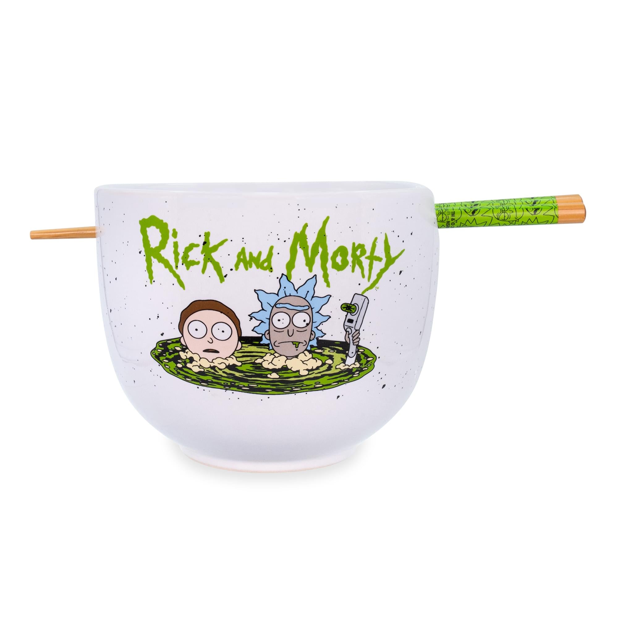 Rick and Morty Portal 20 Ounce Ceramic Ramen Bowl | Free Shipping