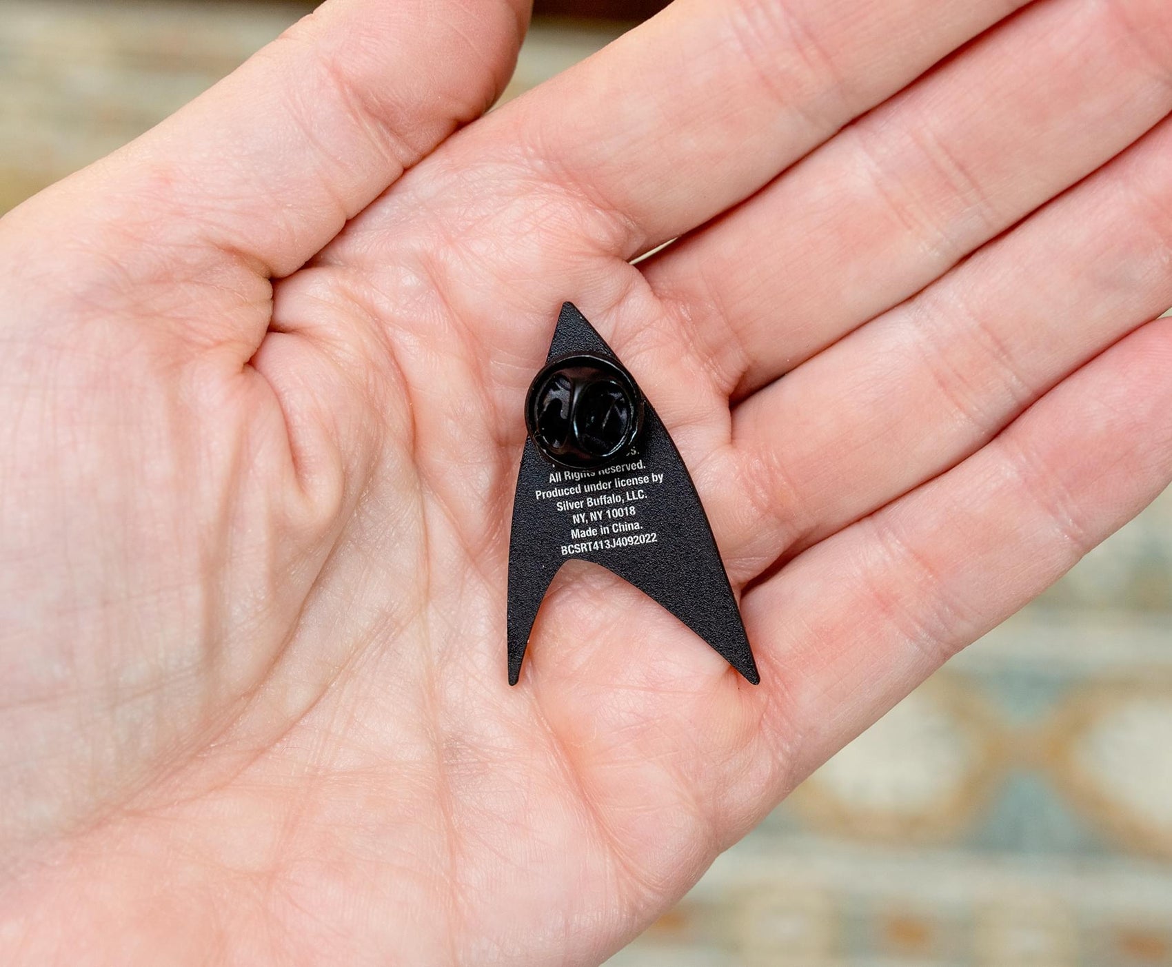 Star Trek Delta Star Logo Small Enamel Pin | Free Shipping