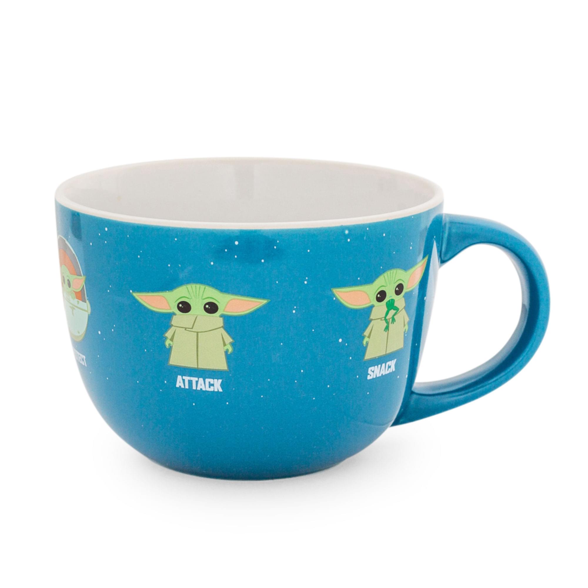 Star Wars Protect Attack Snack 24oz Ceramic Mug | Free Shipping