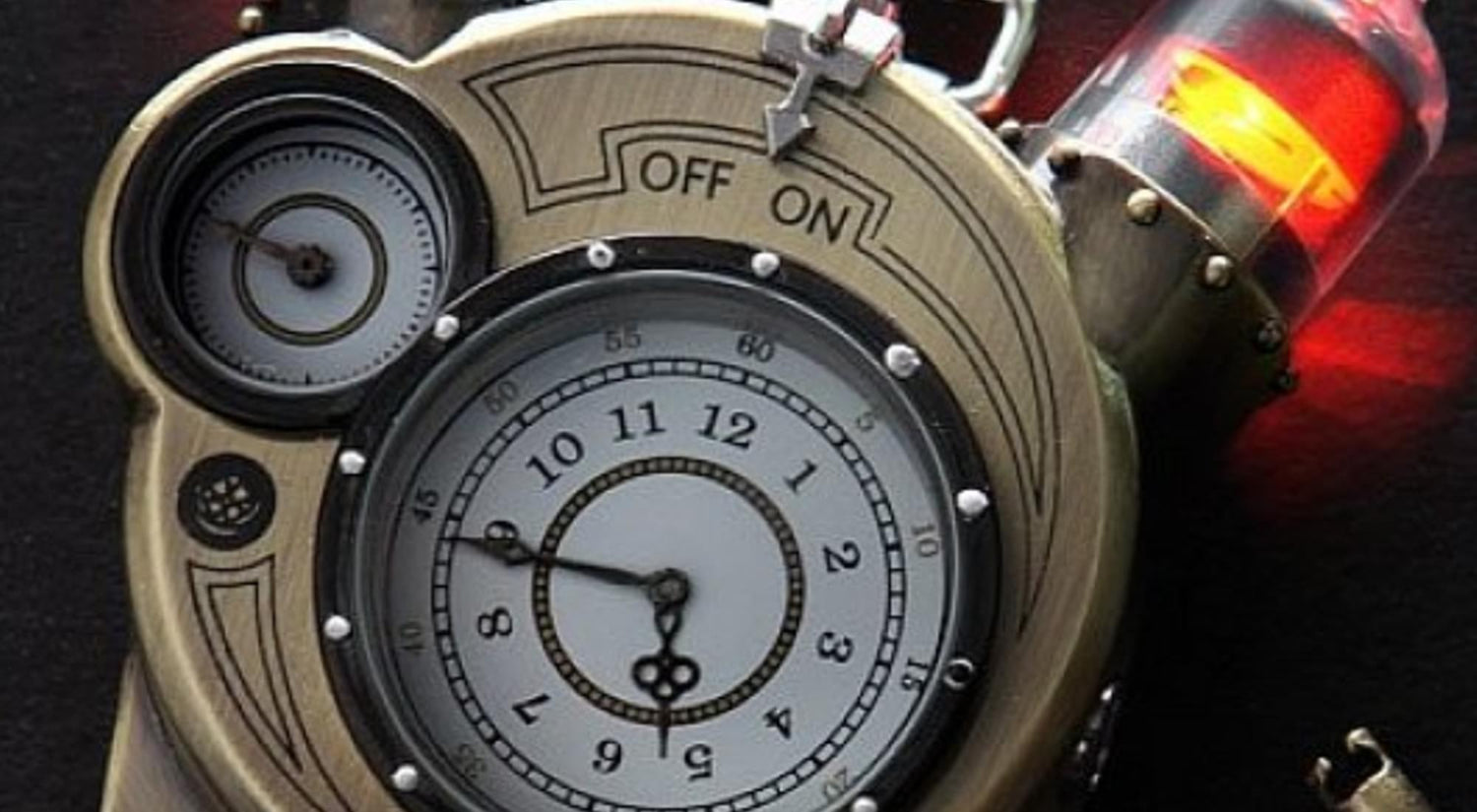 Steampunk Styled Tesla Analog Watch | Free Shipping