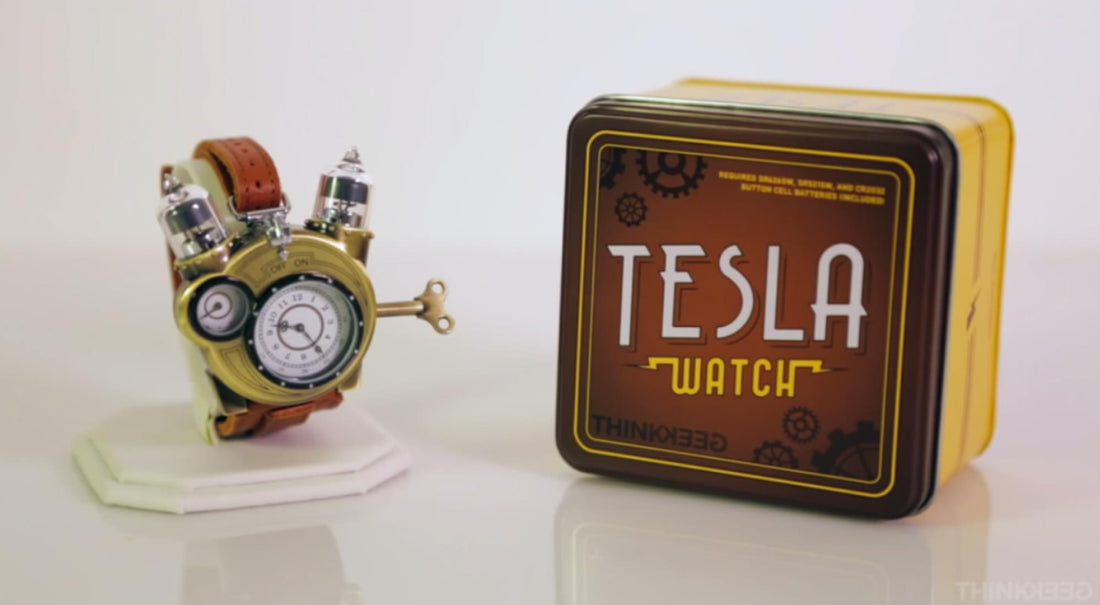 Steampunk Styled Tesla Analog Watch | Free Shipping