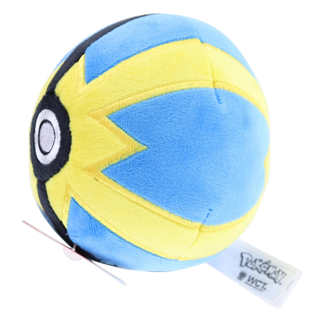 Pokemon 5 Inch Plush Poke Ball | Blue Quick Ball | Free Shipping