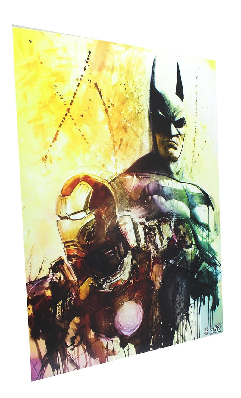 Batman/ Iron Man Limited Edition 8x10 Art Print by Rob Prior | Free Sh