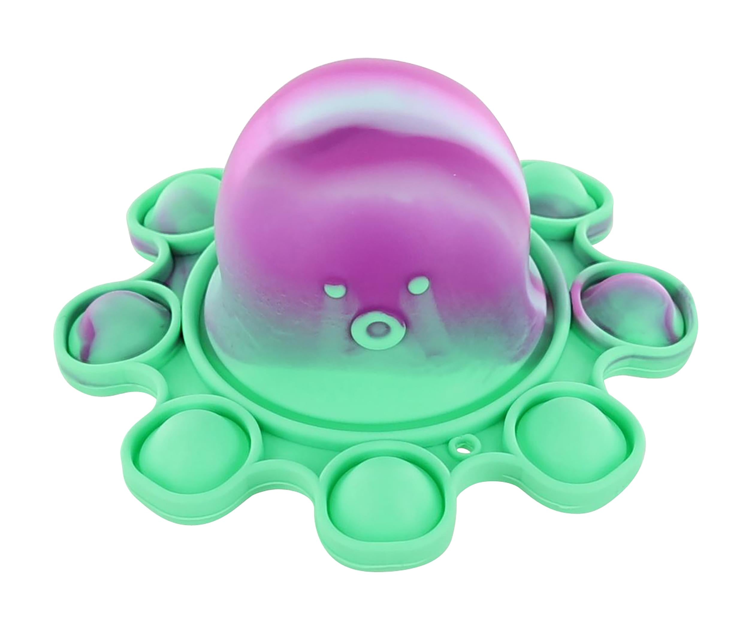 Pop Fidget Aqua Octopus 8 Button Popping Toy | Free Shipping