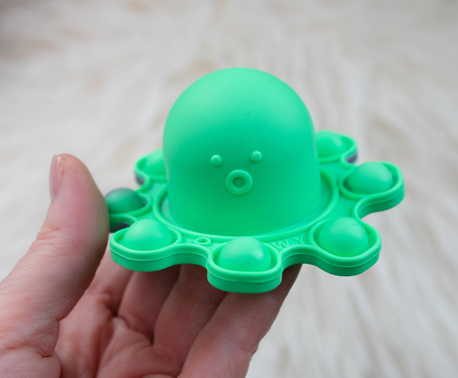 Pop Fidget Aqua Octopus 8 Button Popping Toy | Free Shipping