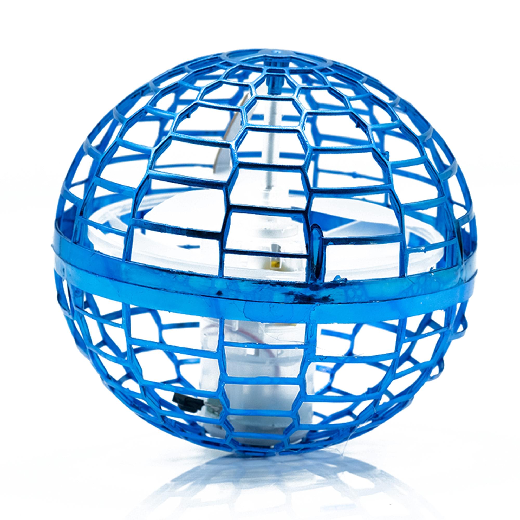Light Up Flying Spinner Ball | Rechargable | Blue | Free Shipping