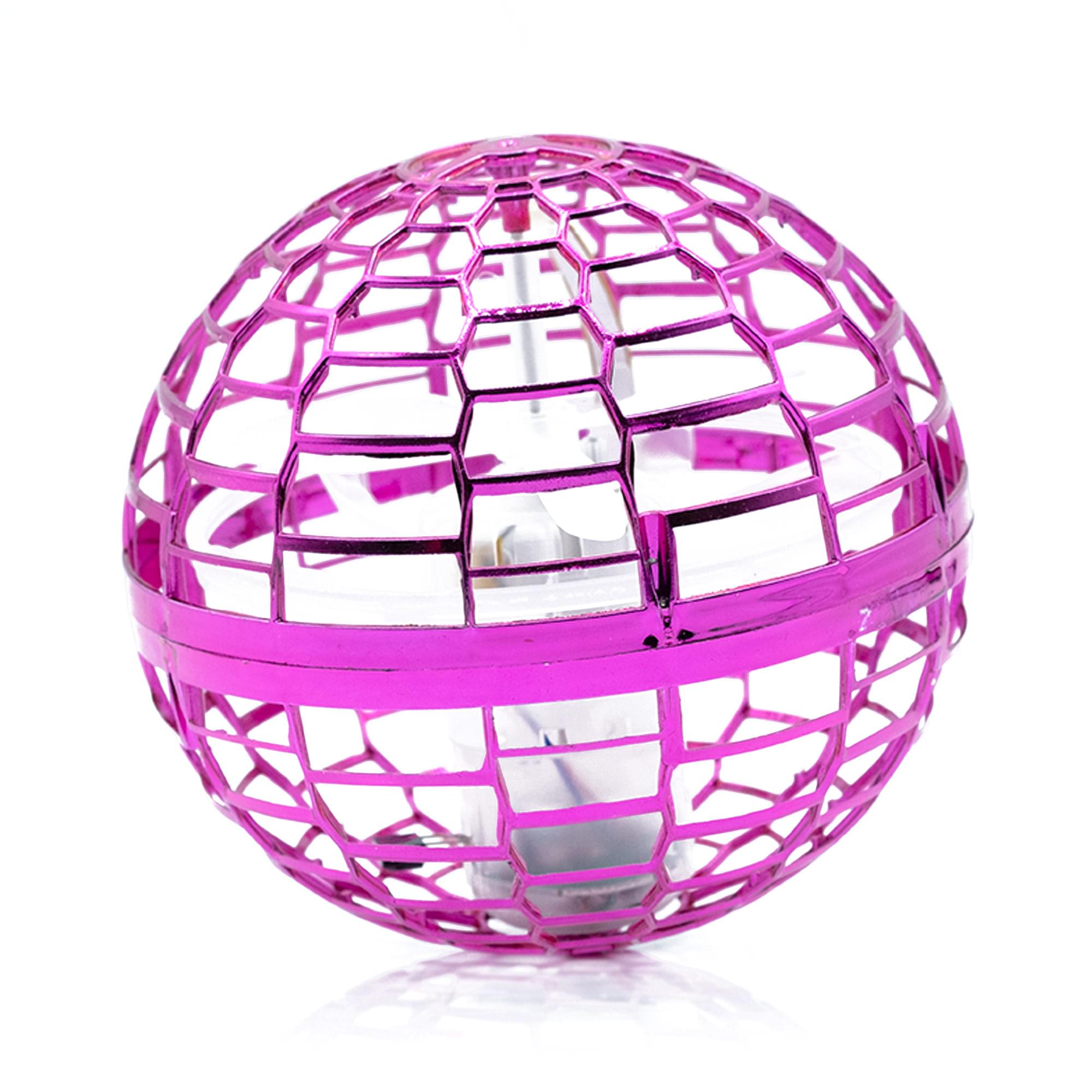 Light Up Flying Spinner Ball | Rechargable | Pink | Free Shipping