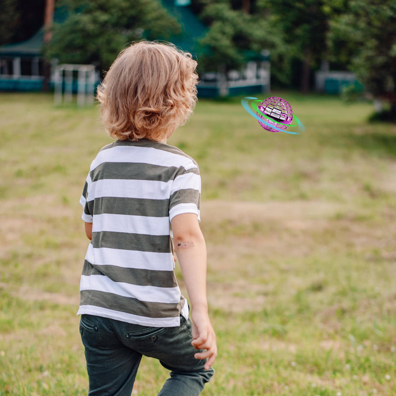 Light Up Flying Spinner Ball | Rechargable | Pink | Free Shipping