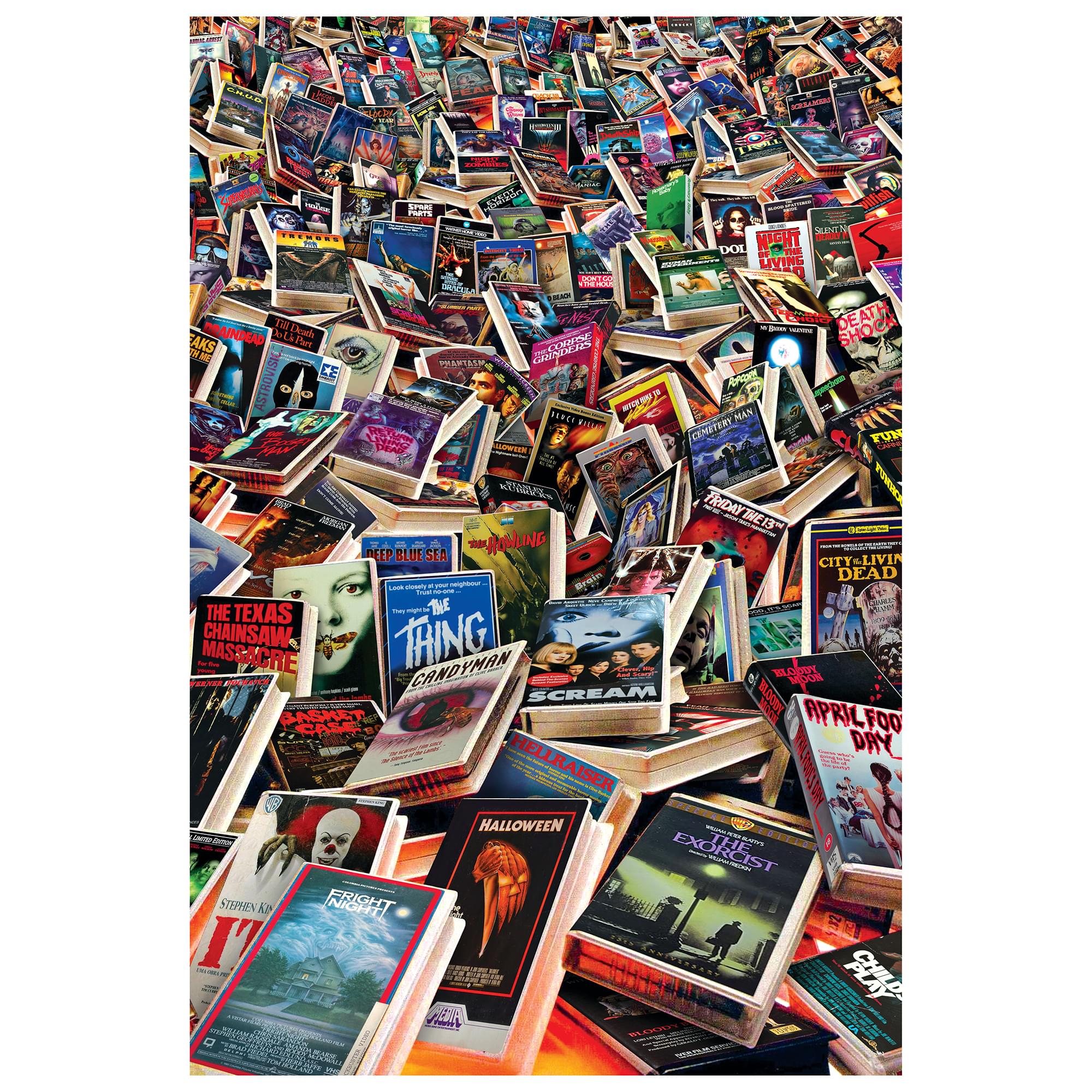 Horror VHS Cemetery 1000 Piece Jigsaw Puzzle | Free Shipping