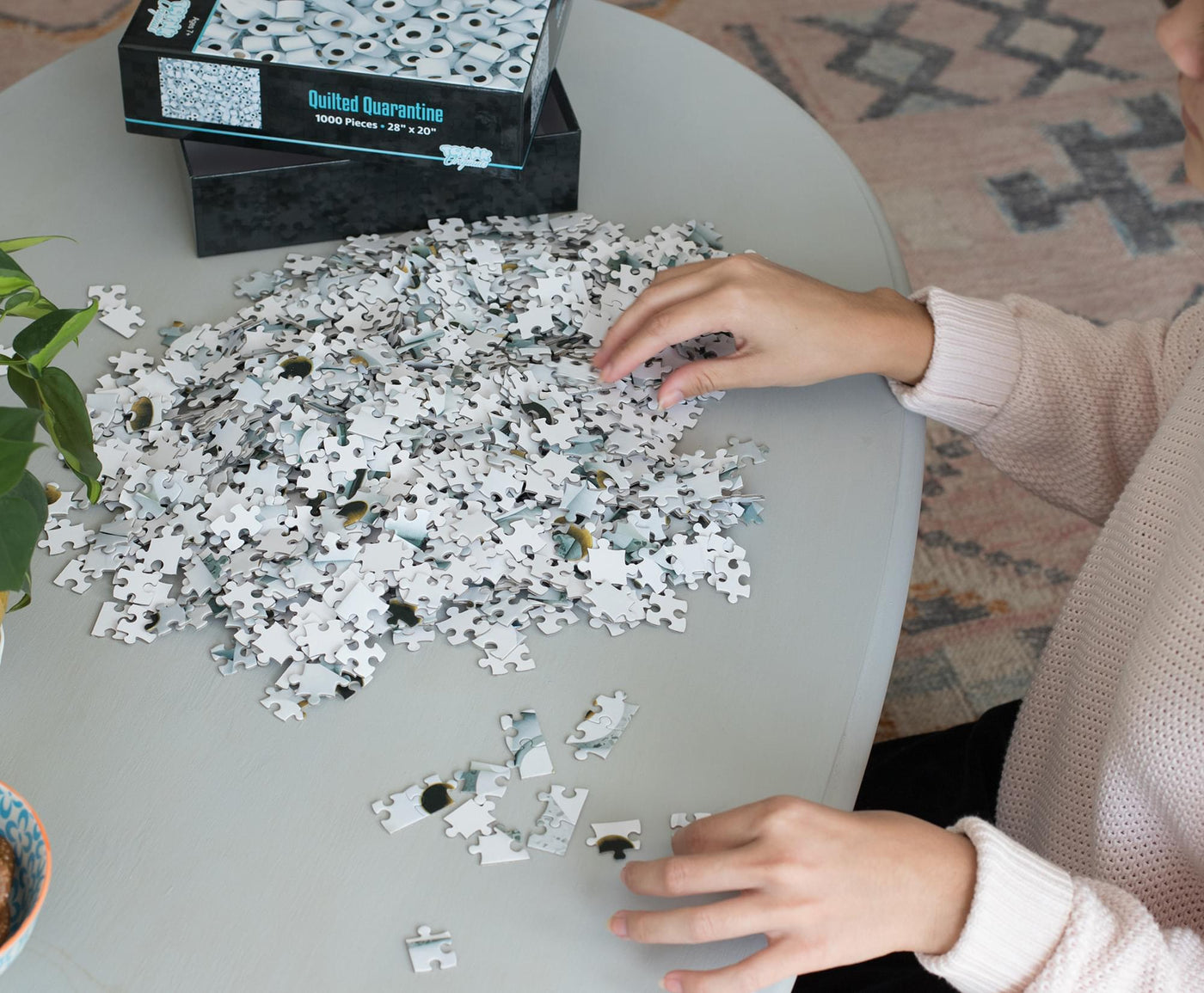 Quilted Quarantine 1000 Piece Jigsaw Puzzle | Free Shipping