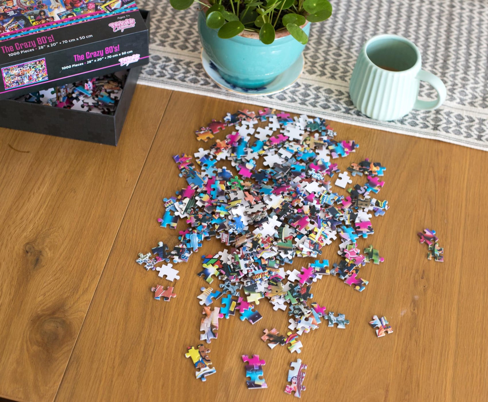 The Crazy 80's! Retro Puzzle For Adults And Kids | 1000 Piece Jigsaw P