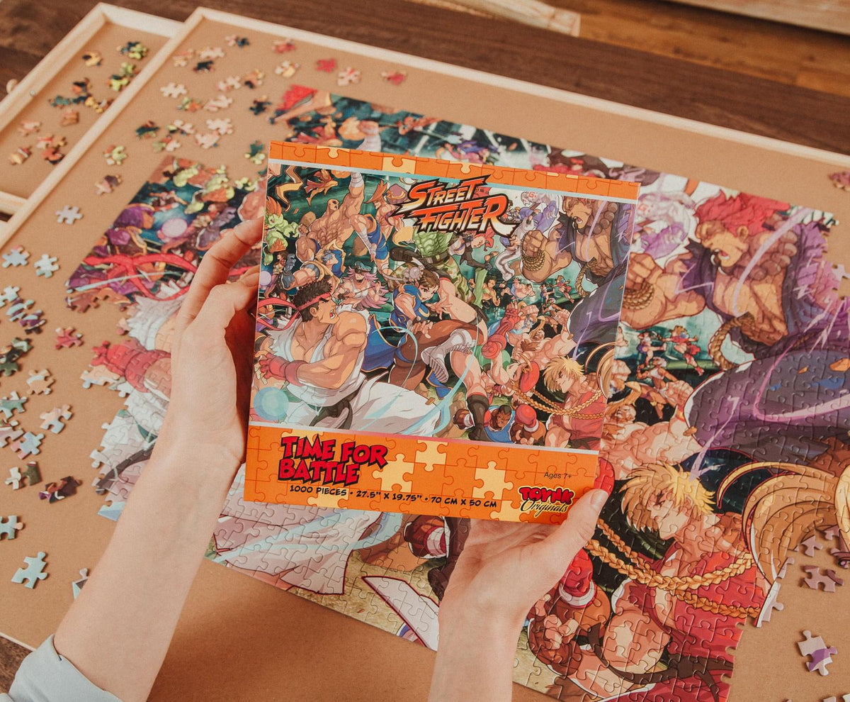 Street Fighter Battle 1000 Piece Jigsaw Puzzle | Free Shipping