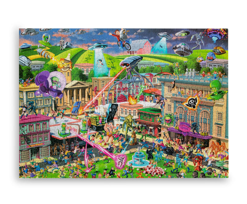 Alien Attack 1000 Piece Jigsaw Puzzle | Free Shipping