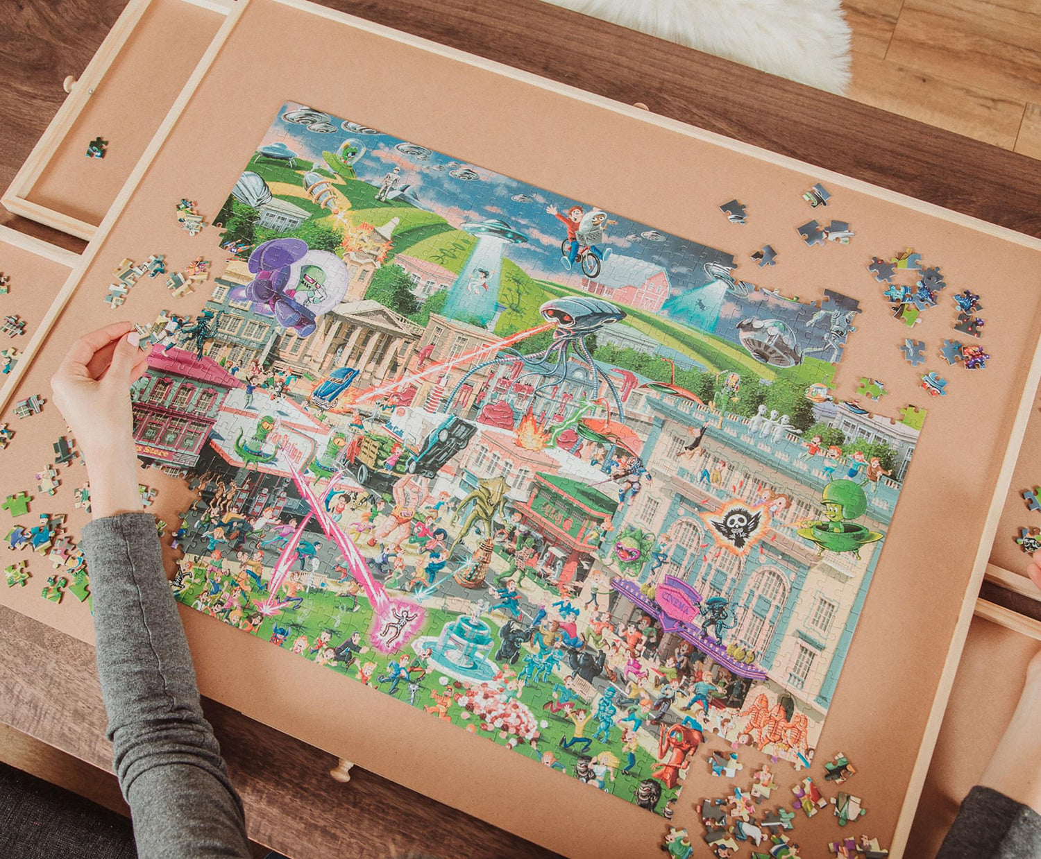 Alien Attack 1000 Piece Jigsaw Puzzle | Free Shipping