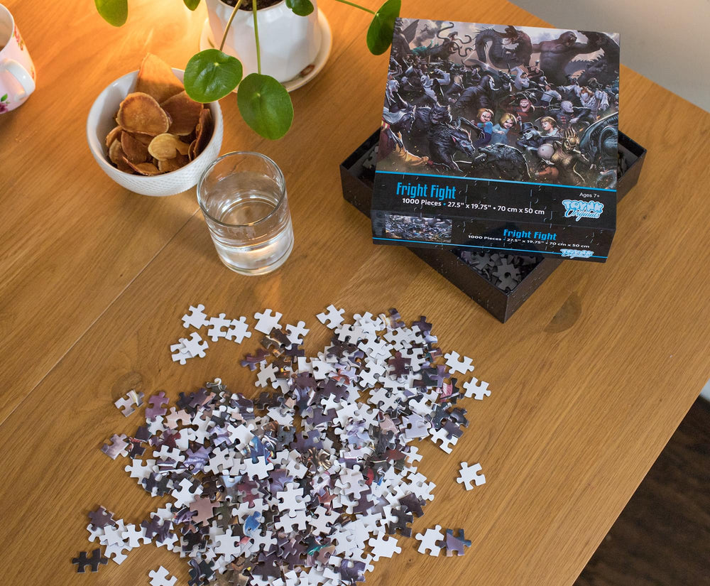 Fright Fight 1000 Piece Jigsaw Puzzle | Free Shipping