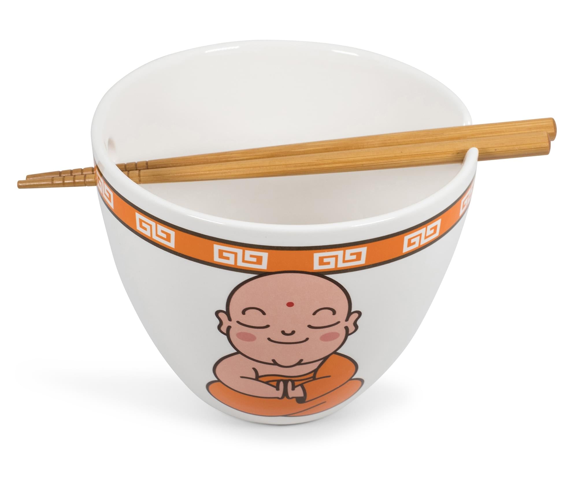 Nom Nom Nom Hungry Buddha 16oz Ramen Noodle Bowl | Free Shipping