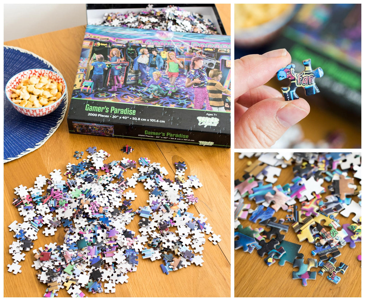 Gamers Paradise 1000 Piece Jigsaw Puzzle | Free Shipping