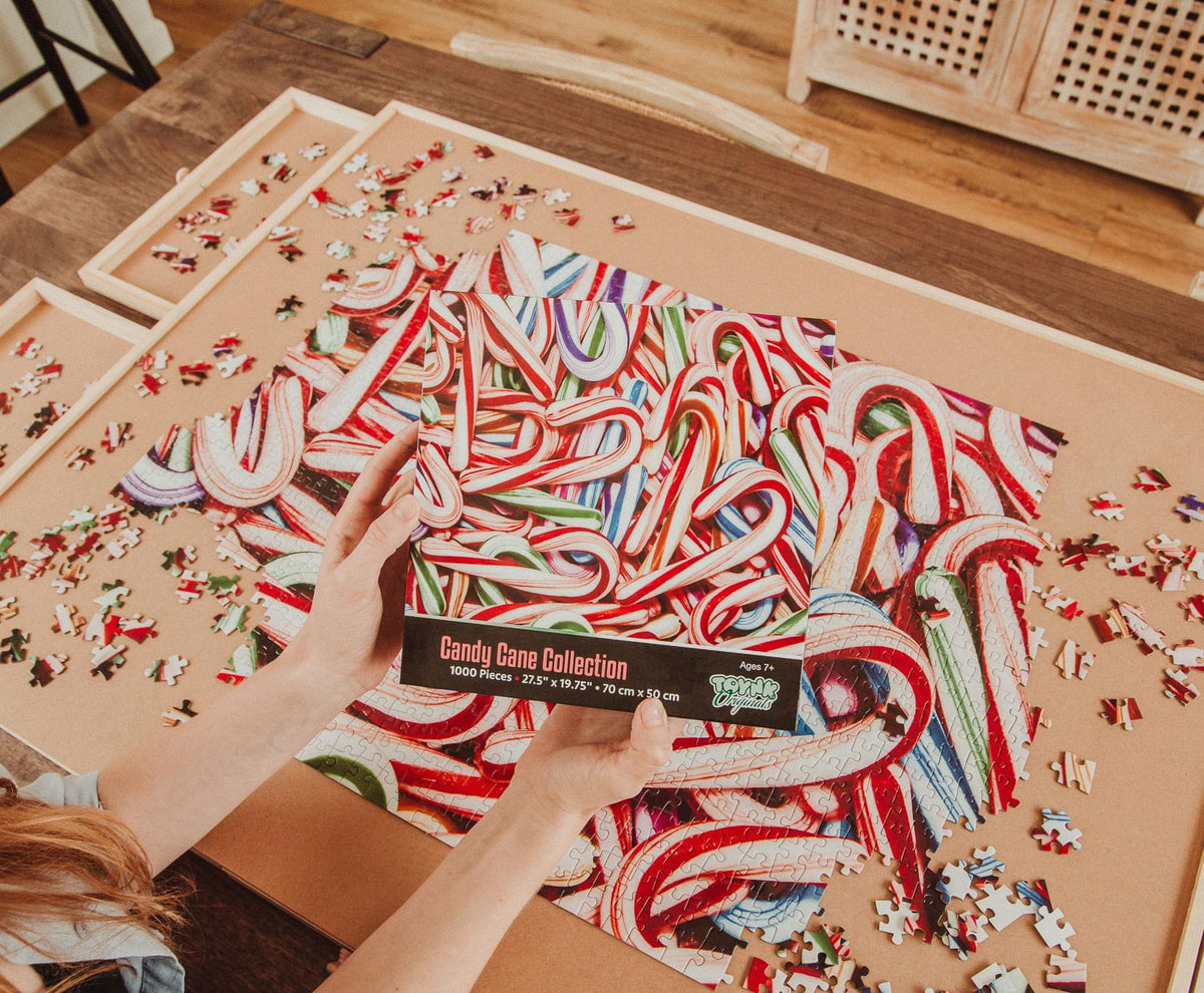 Candy Cane Collage 1000 Piece Jigsaw Puzzle | Free Shipping