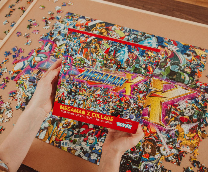 Mega Man Collage 1000 Piece Jigsaw Puzzle | Free Shipping