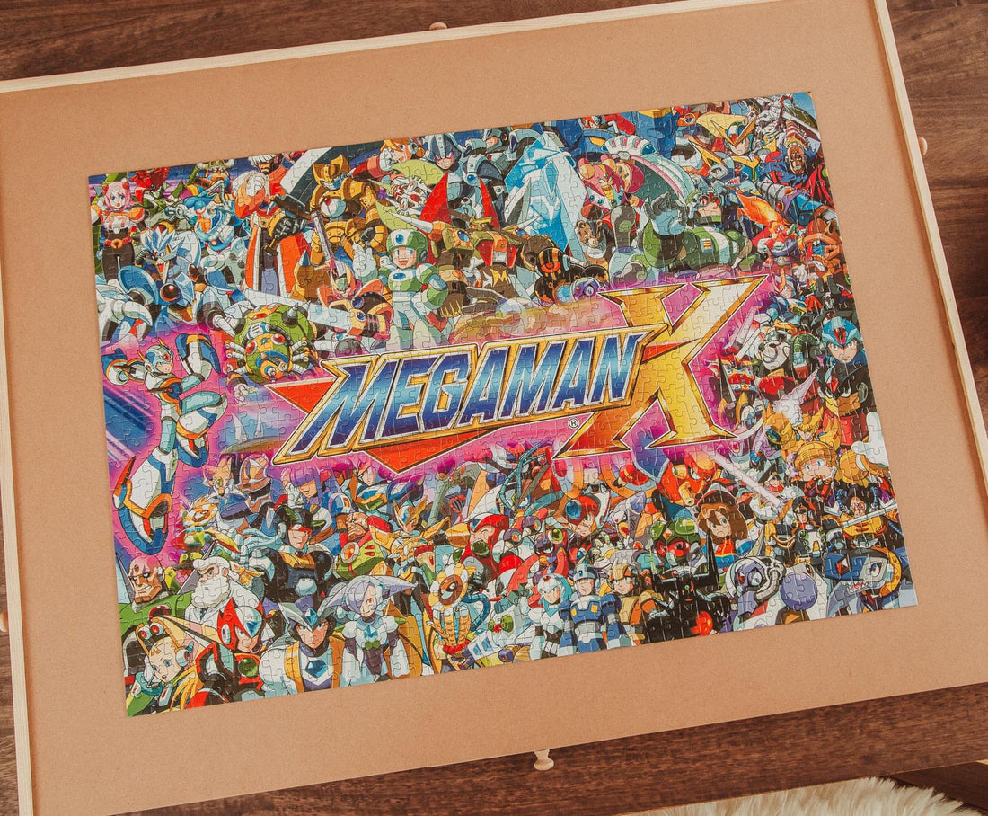 Mega Man Collage 1000 Piece Jigsaw Puzzle | Free Shipping