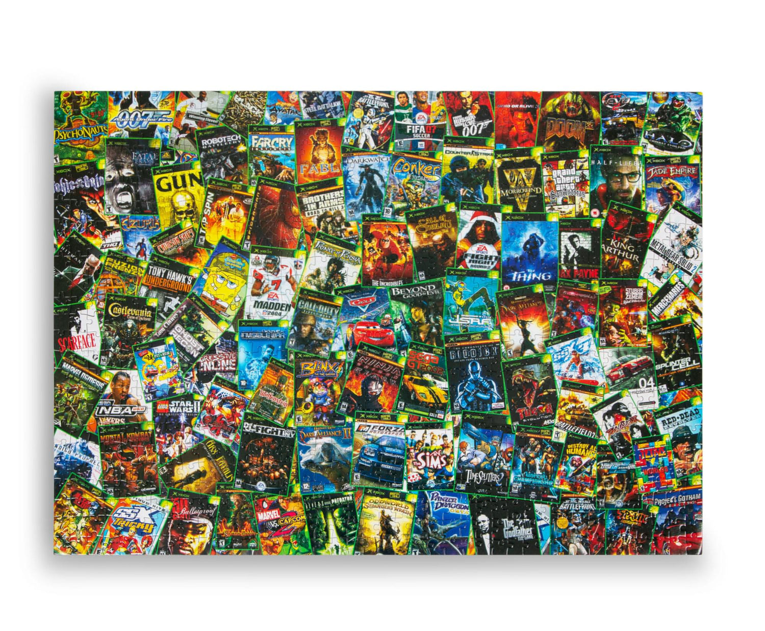 Xbox Game Box Collage 1000 Piece Jigsaw Puzzle | Free Shipping