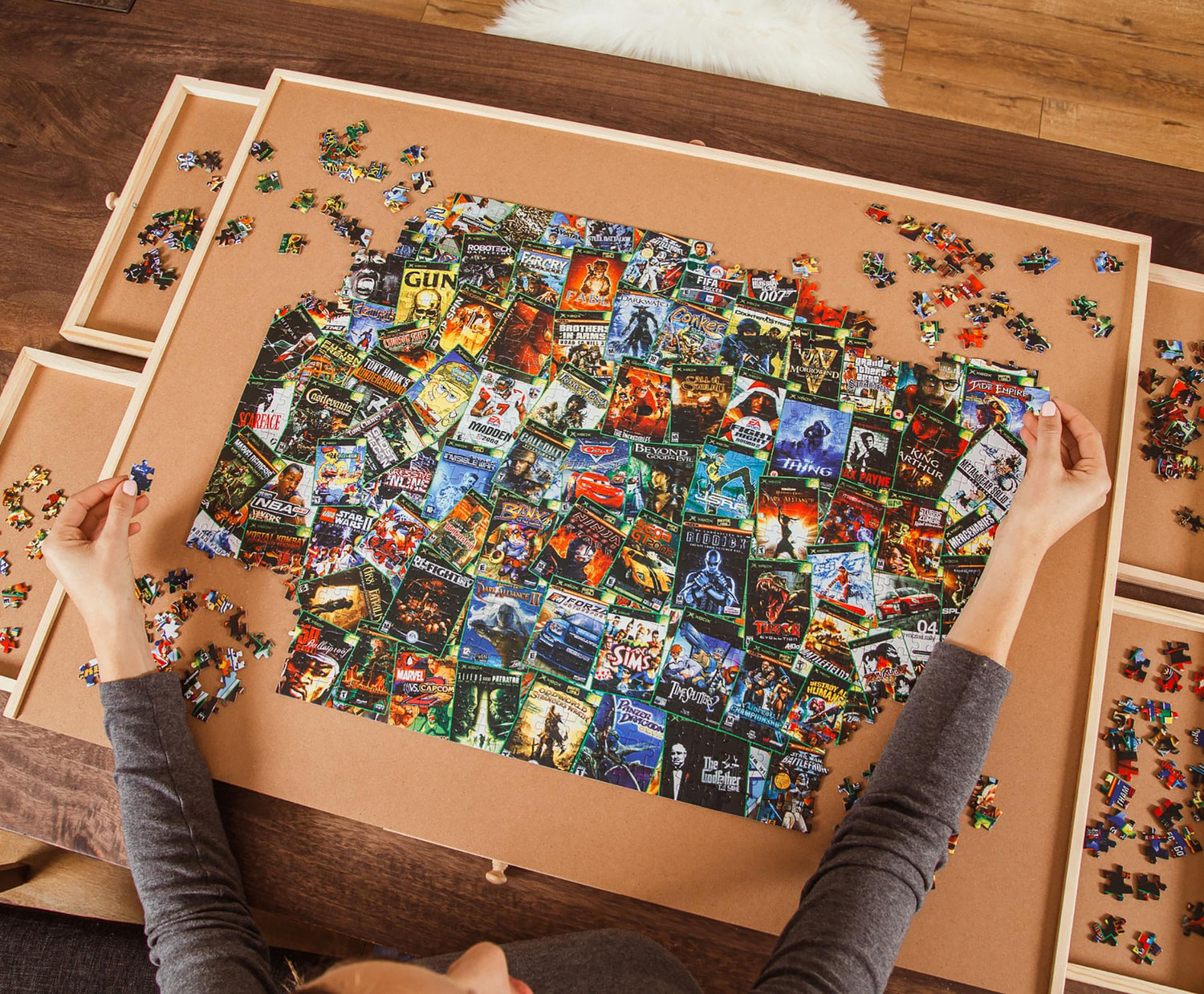 Xbox Game Box Collage 1000 Piece Jigsaw Puzzle | Free Shipping