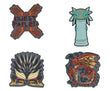 Monster Hunter Collectible Enamel Pin Set of 4 | Free Shipping
