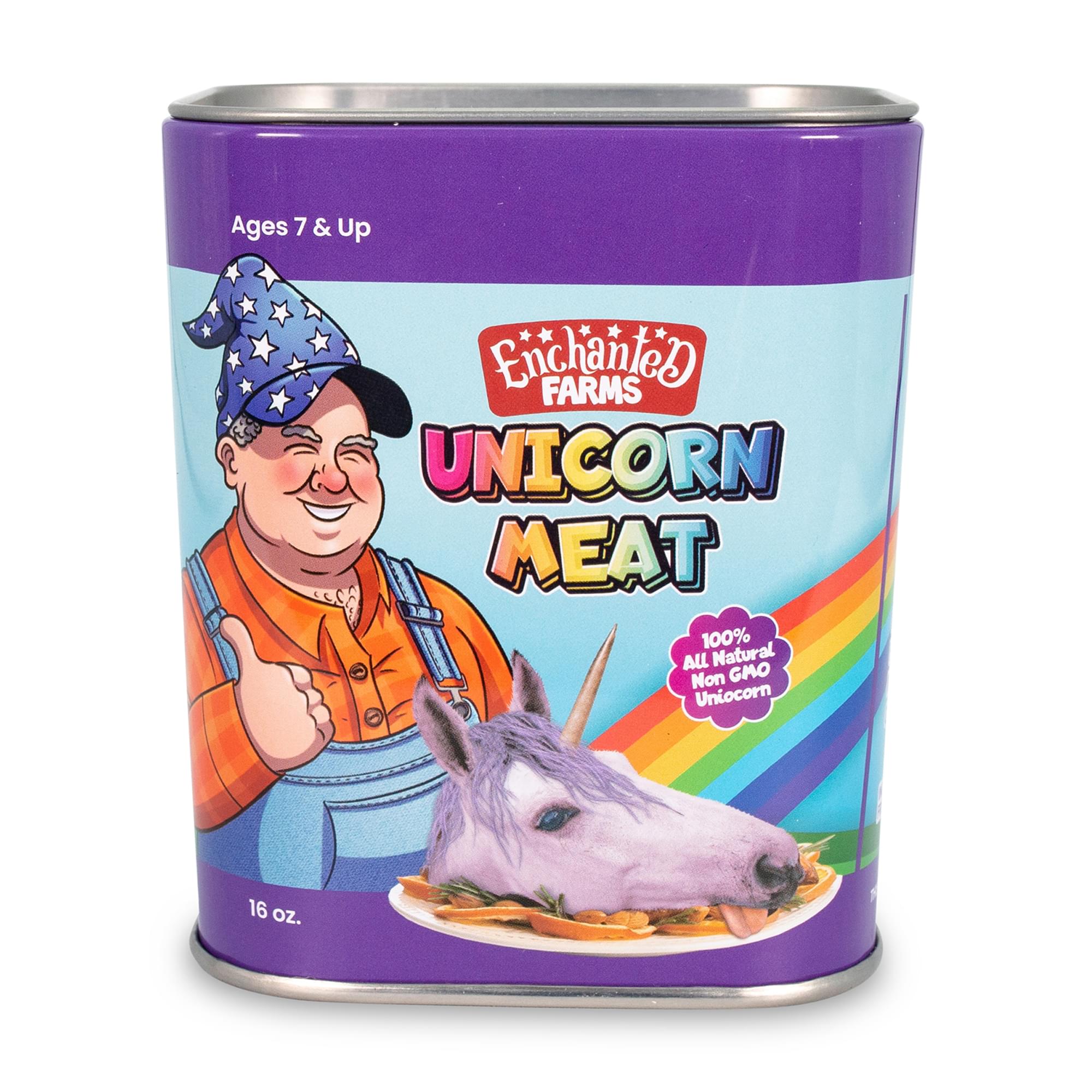 Canned Plush Unicorn Meat | Fun Gag Gift | Free Shipping