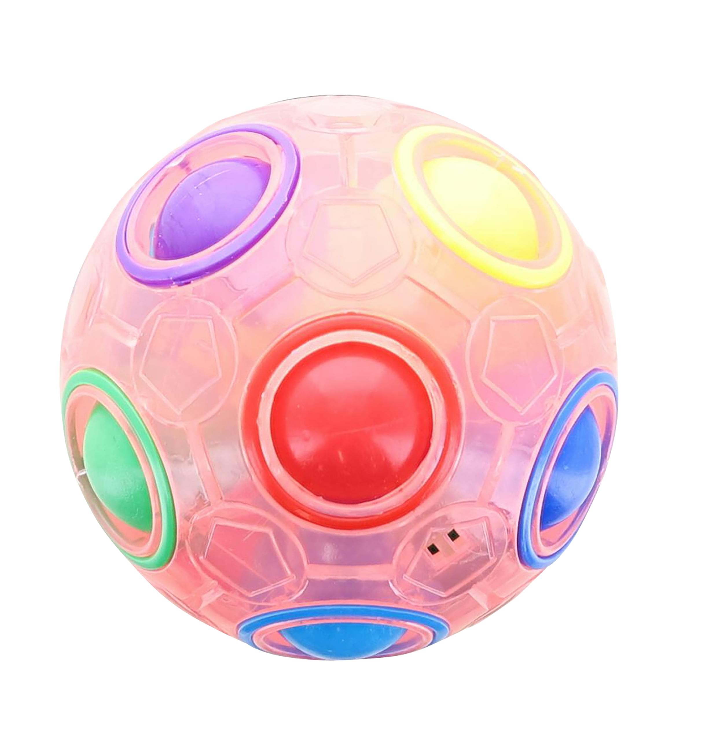 Magic Rainbow Puzzle Ball Plastic Fidget Toy | Free Shipping