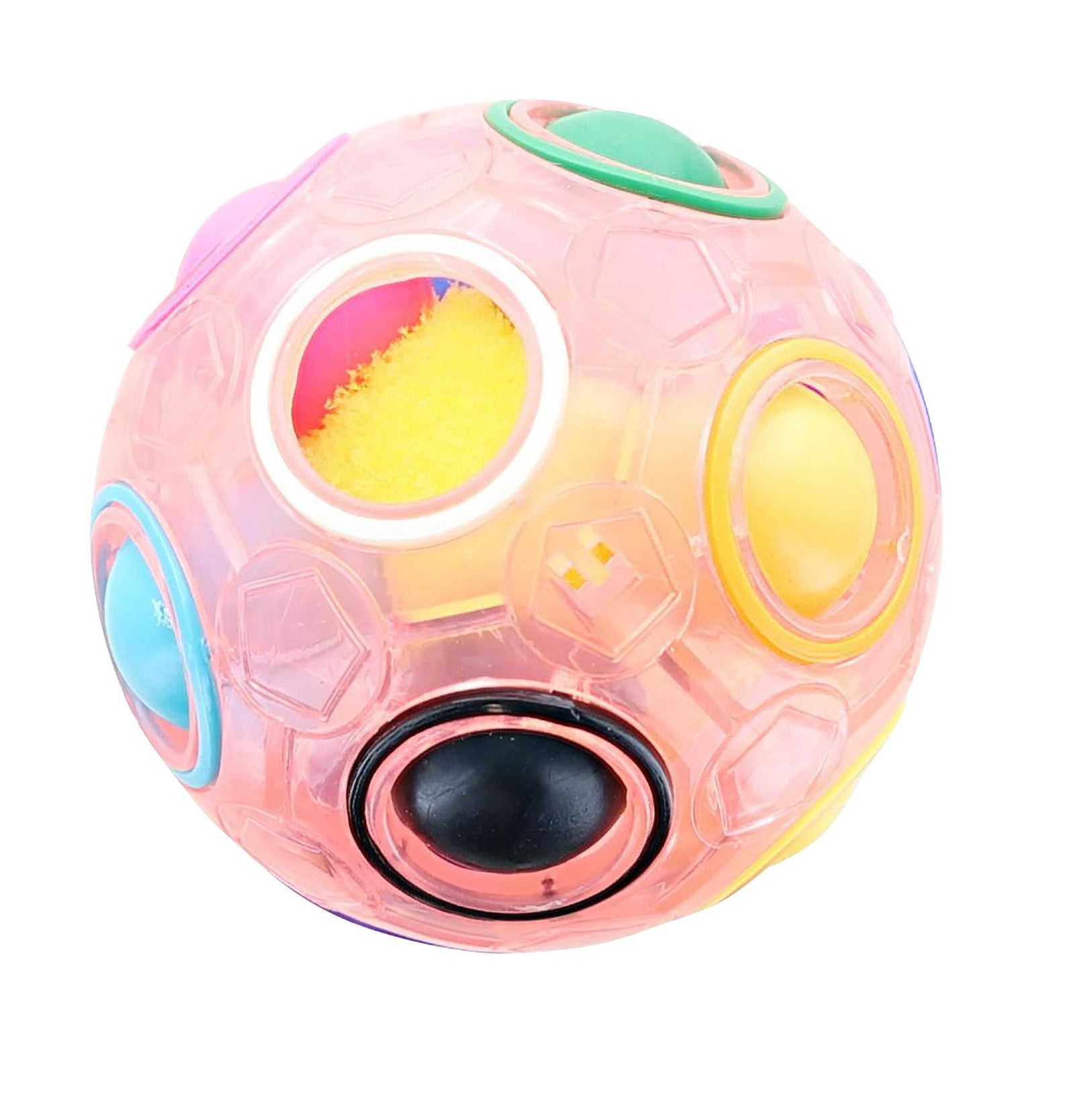 Magic Rainbow Puzzle Ball Plastic Fidget Toy | Free Shipping