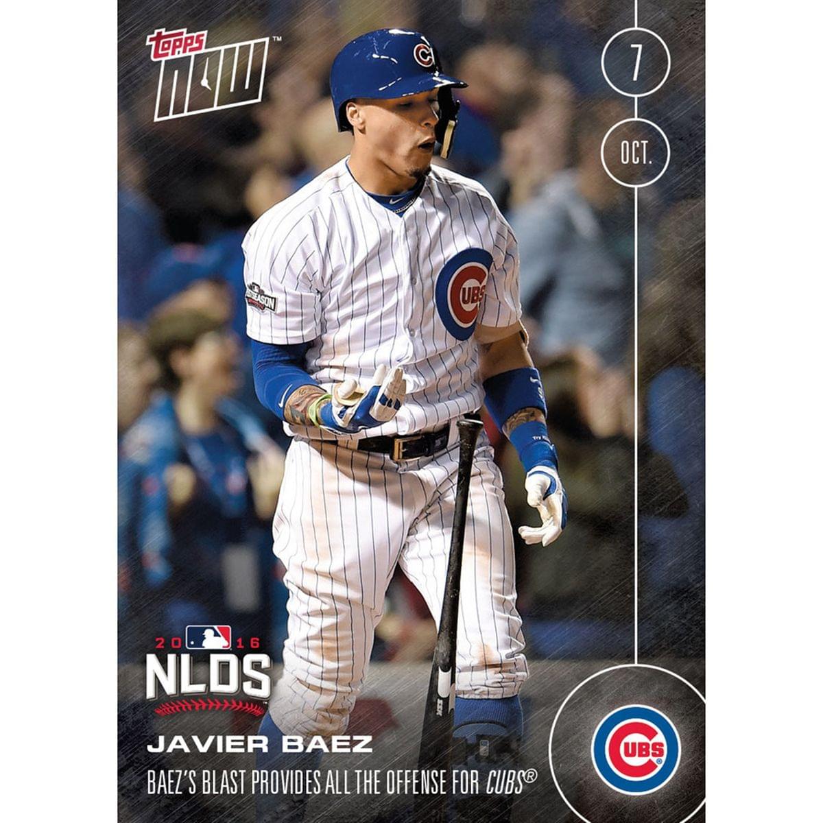 MLB Chicago Cubs Javier Baez #555 Topps NOW | Free Shipping