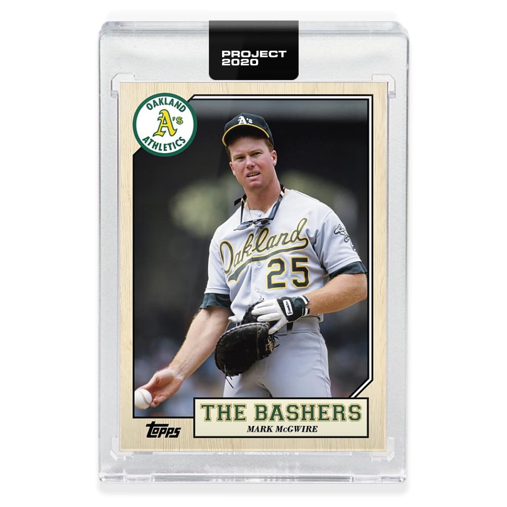 Topps PROJECT 2020 Card 178 1987 Mark McGwire by Oldmanalan | Free Shi