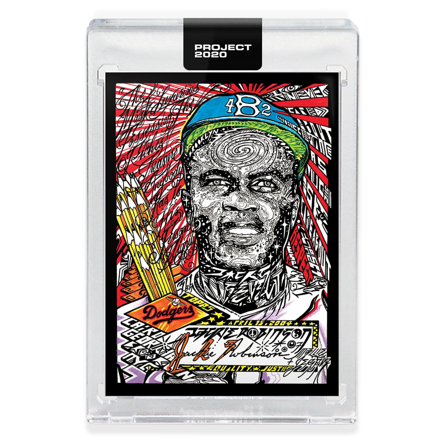 Topps PROJECT 2020 Card 299 Jackie Robinson 1952 | Free Shipping
