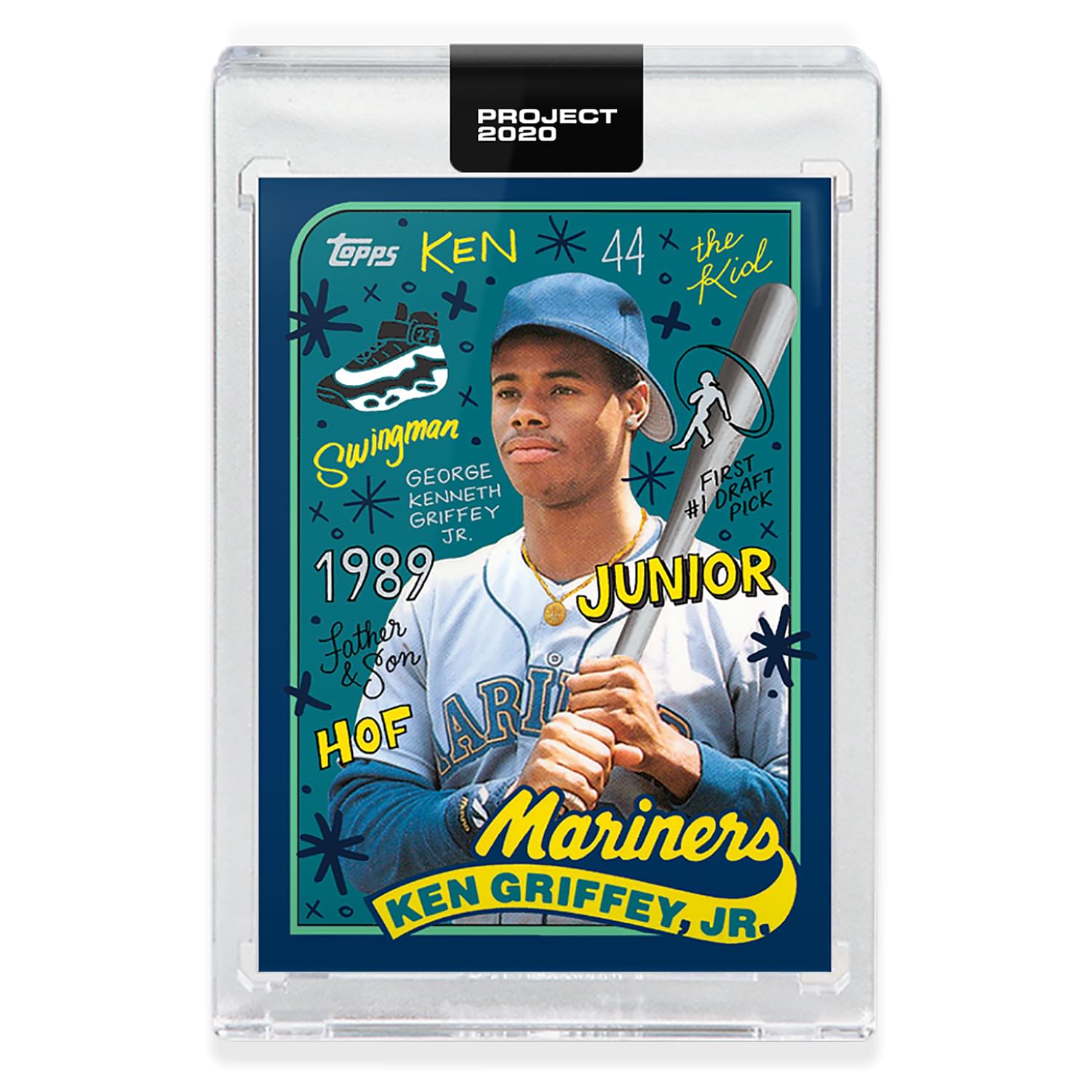 Topps PROJECT 2020 Card 394 Ken Griffey Jr. 1989 | Free Shipping