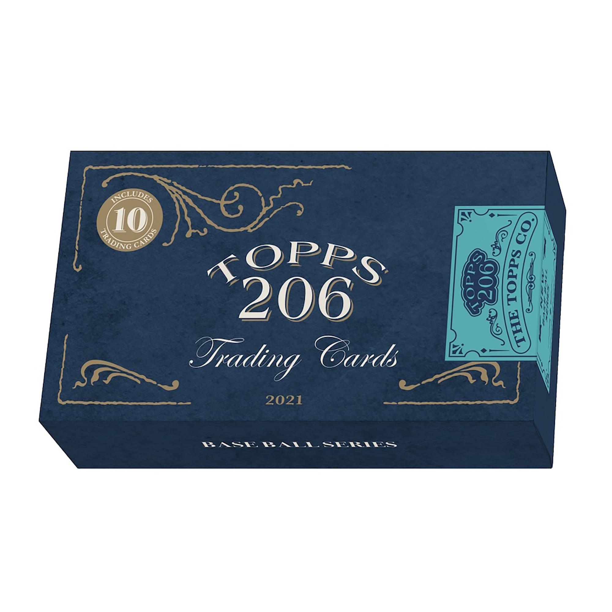MLB Topps 2021 206 Wave 1 Baseball Trading Card Pack (10 Cards) | Free