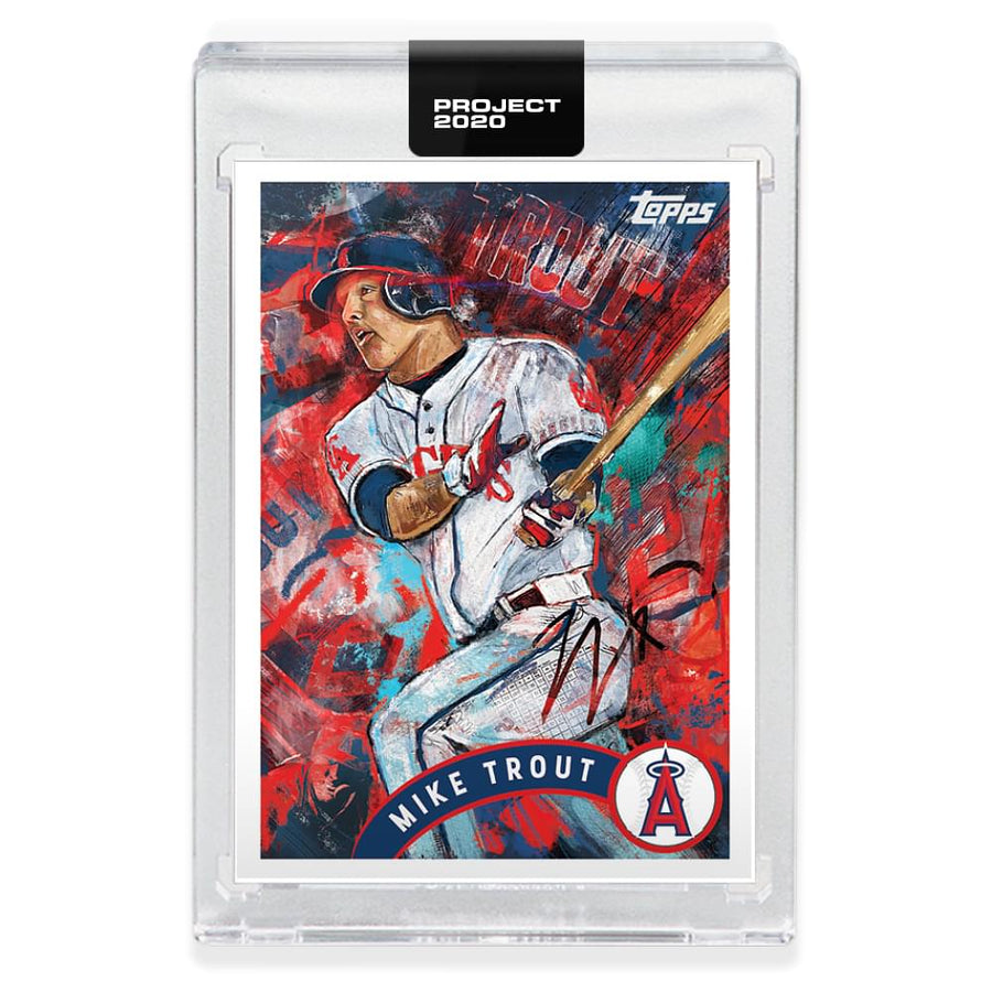 Topps PROJECT 2020 Card 35 2011 Mike Trout by Andrew Thiele | Free Shi