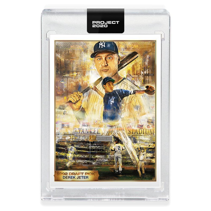 Topps PROJECT 2020 Card 82 1993 Derek Jeter by Andrew Thiele | Free Sh