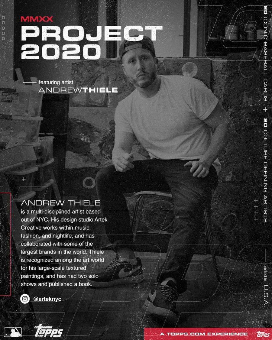 Topps PROJECT 2020 Card 82 1993 Derek Jeter by Andrew Thiele | Free Sh