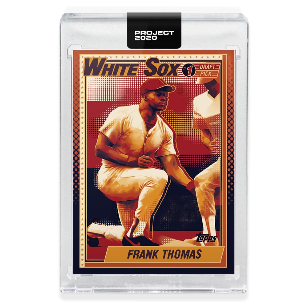Topps PROJECT 2020 Card 83 1990 Frank Thomas by Matt Taylor | Free Shi