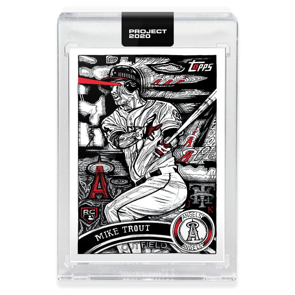 Topps PROJECT 2020 Card 121 - 2011 Mike Trout by JK5 | Free Shipping