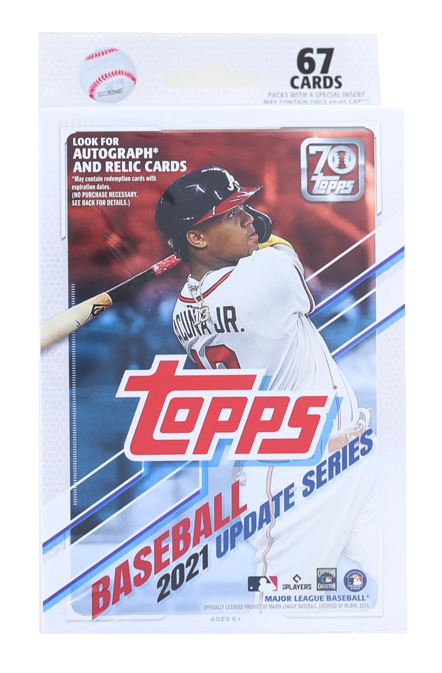 MLB 2021 Topps Baseball Update Hanger Pack | Free Shipping
