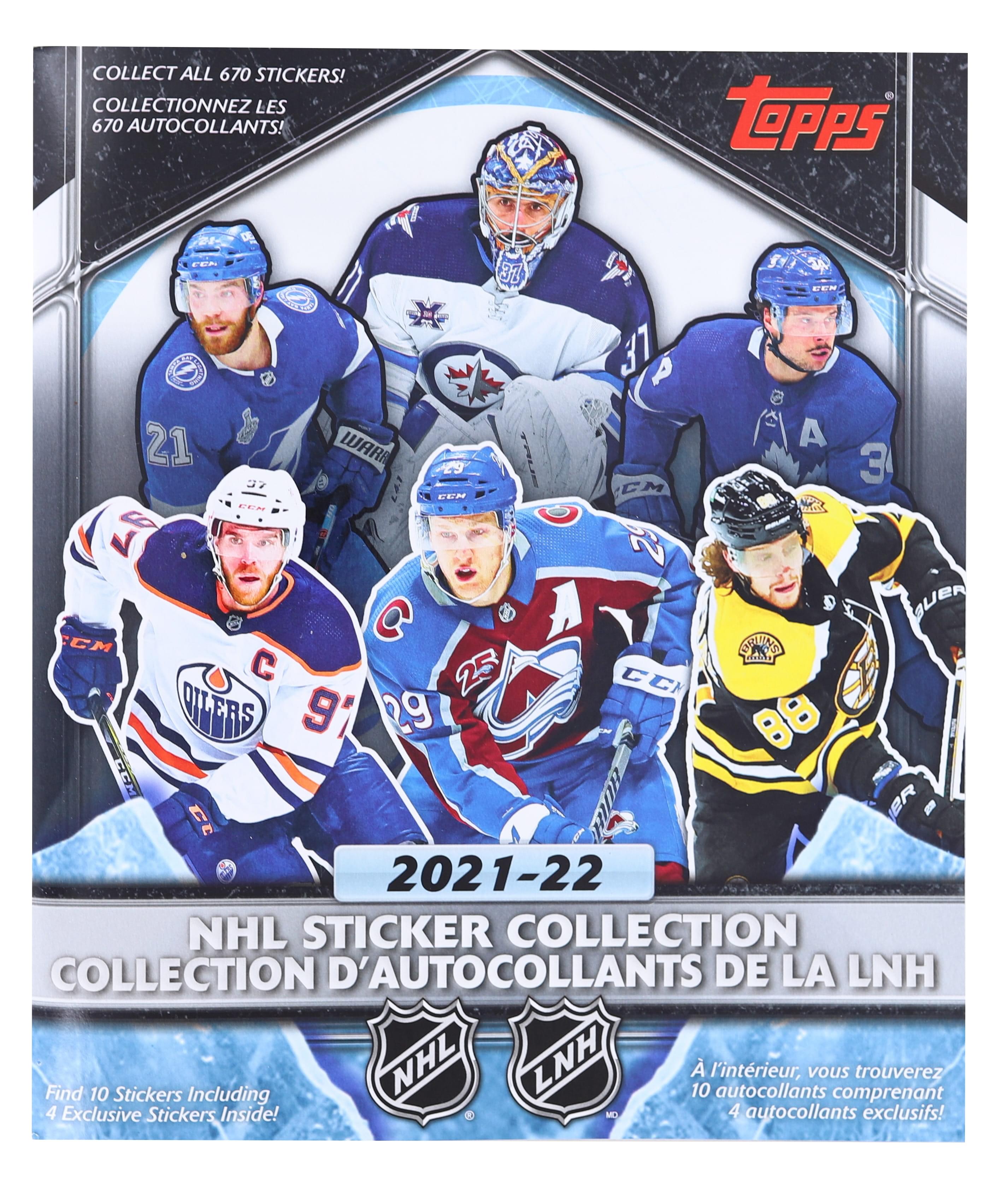NHL 2021-22 Topps Sticker Collection Album | Free Shipping