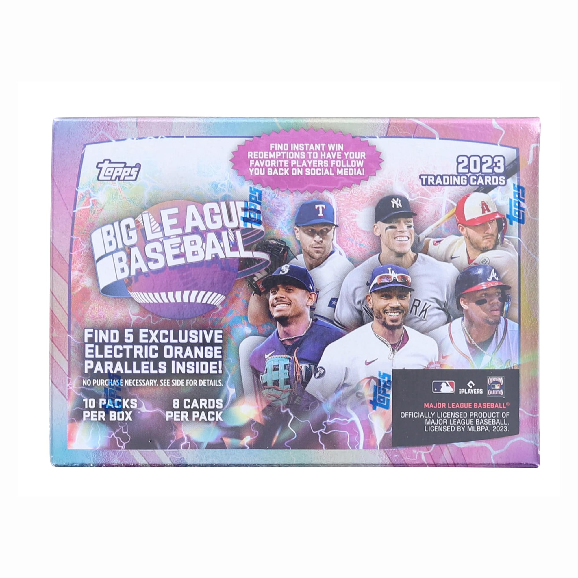 MLB 2023 Topps Big League Baseball Value Box | Free Shipping