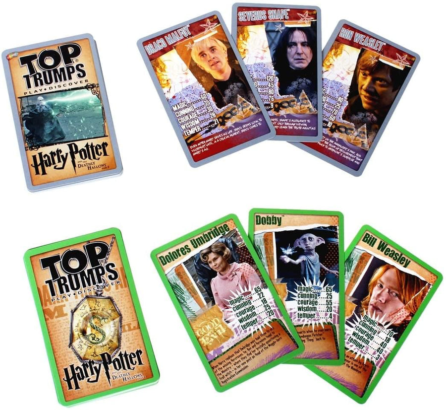 Harry Potter Slytherin Top Trumps Collector Tin 2-Pack | Free Shipping