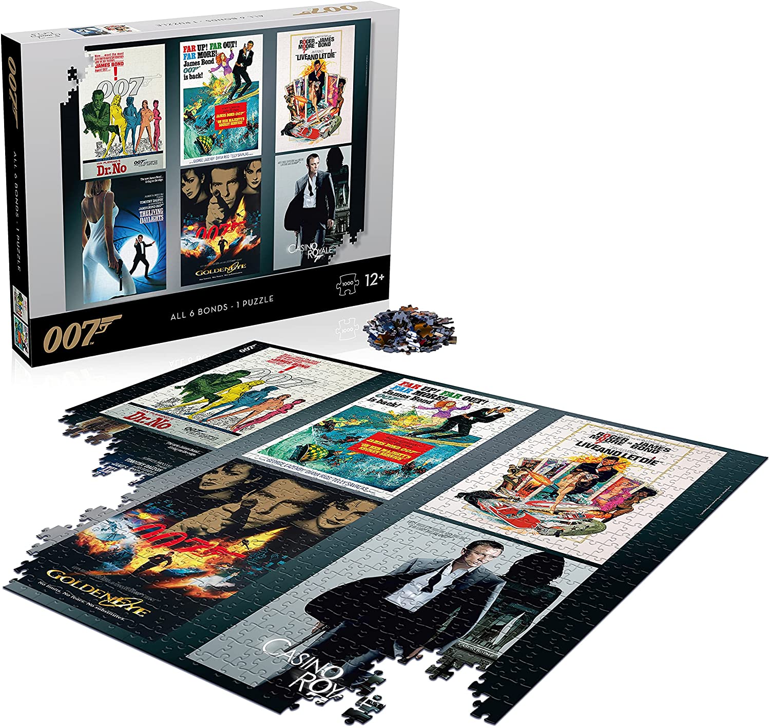 007 Bond "All Six Bonds - One Puzzle" 1000pc | Free Shipping