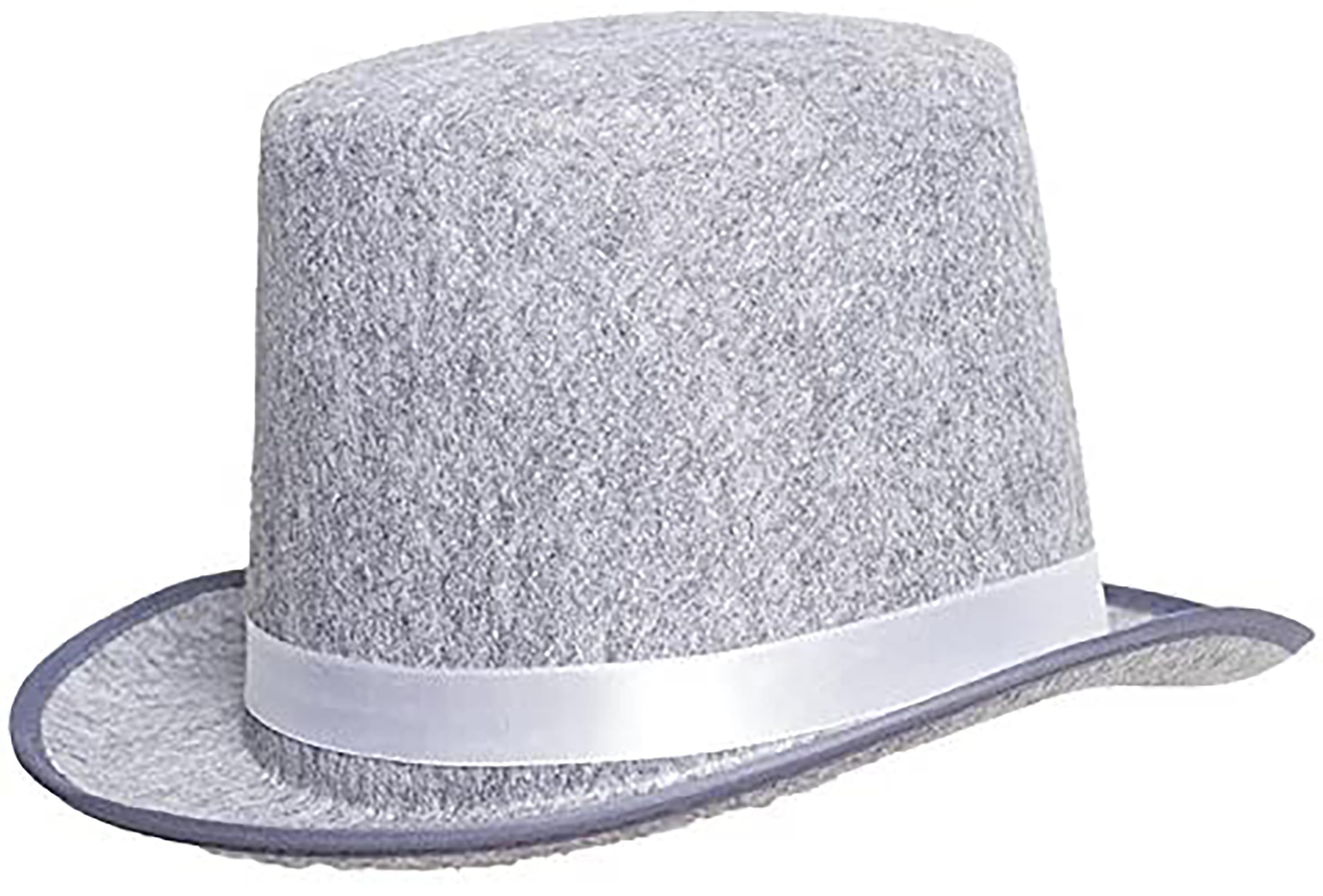 Grey Top Hat Adult Costume Accessory | Free Shipping